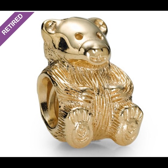 Pandora | Jewelry | Authentic 4k Pandora Bracelet Retired Bear Charms ...